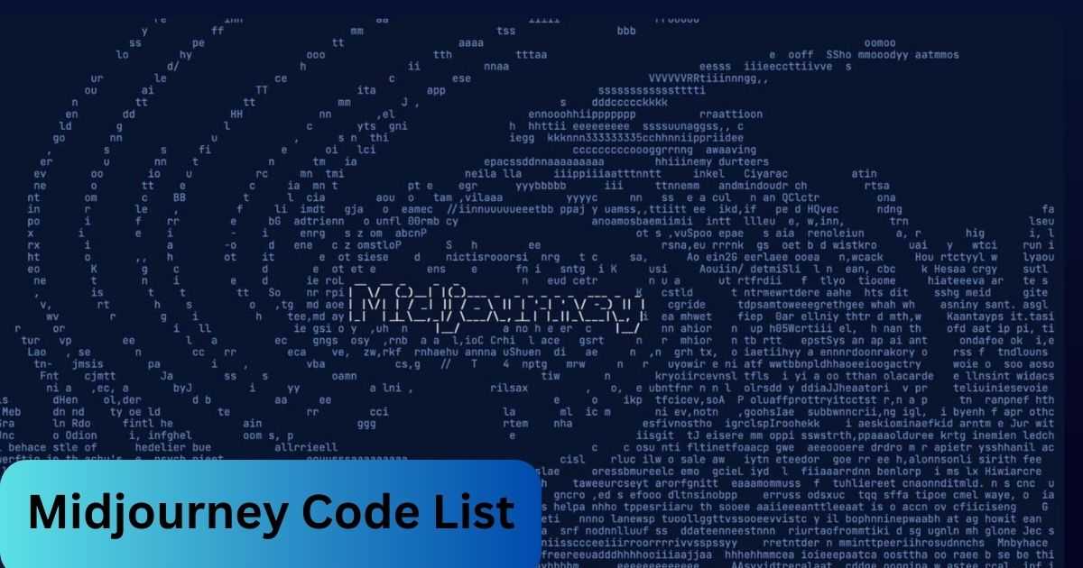 Midjourney Code List - Everything You Need To Know! Midjourney Code List - Everything You Need To Know!
